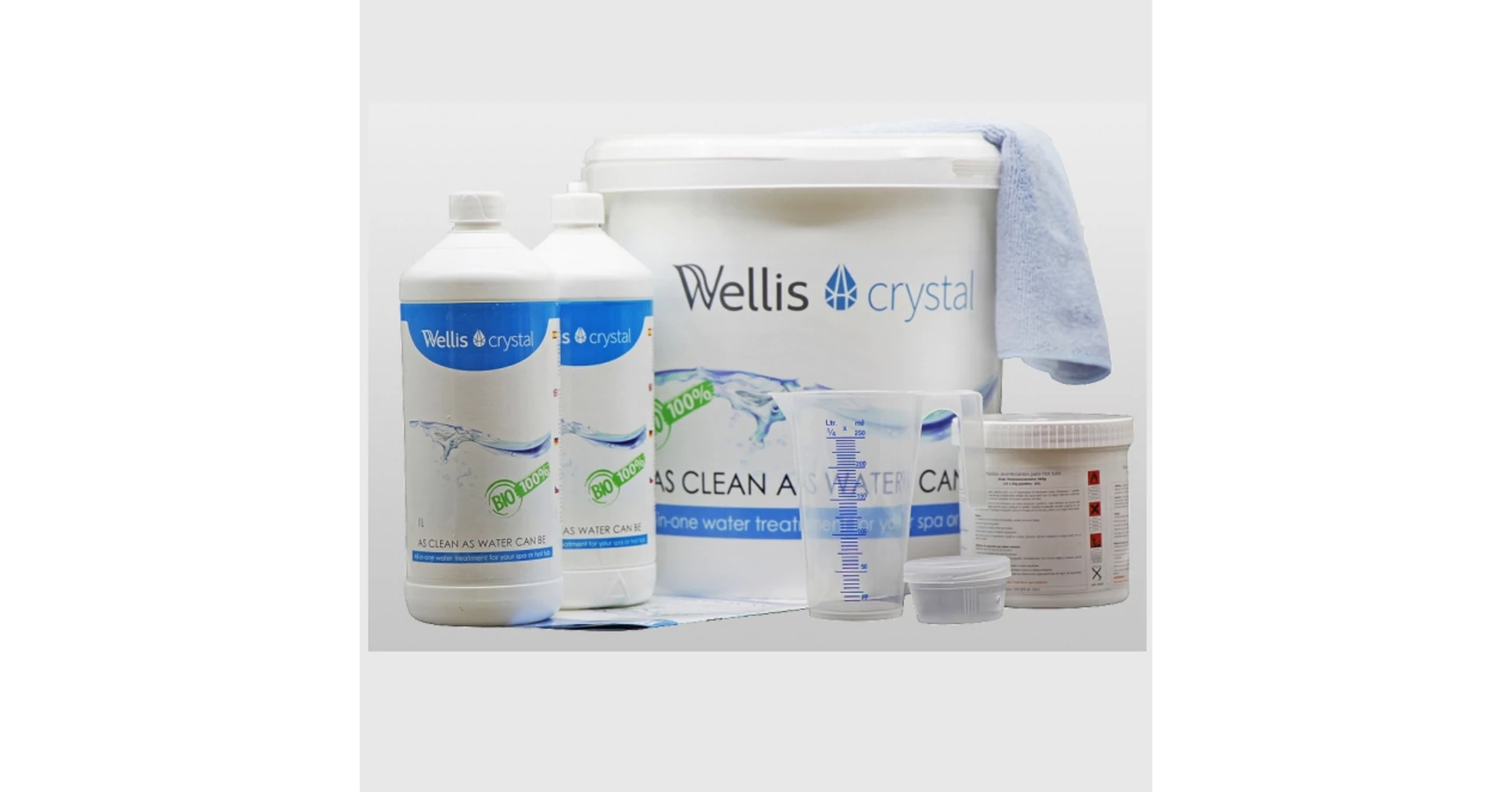 Medence, Wellis Crystal KOMPLETT vegyszercsomag (BIO csomag+ KLÓR ...